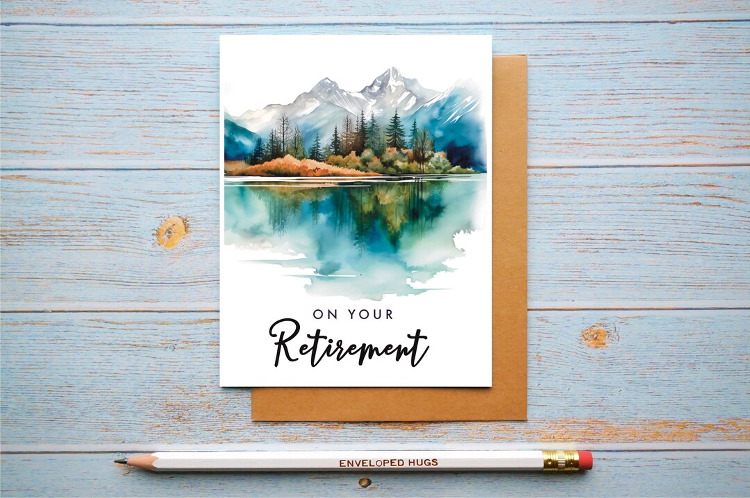 Retirement Card Set, Adventure Awaits, Retirement Card for Co-workers ...