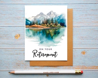 Happy Retirement Card Set, Adventure Awaits, Retirement Card for Co ...