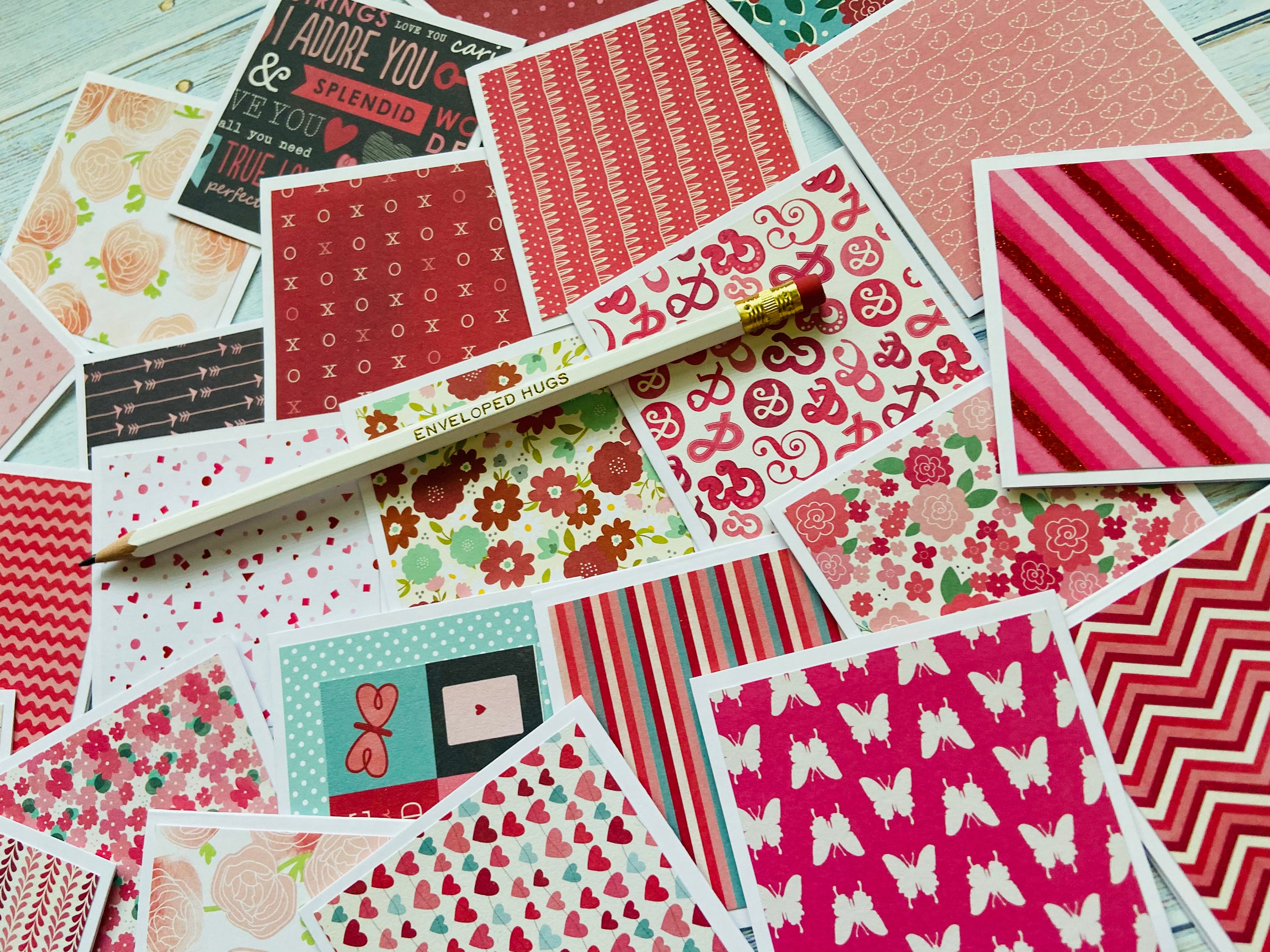 Bulk Small Cards for Valentines Day, Pack of 25, 50, Assorted Designs ...