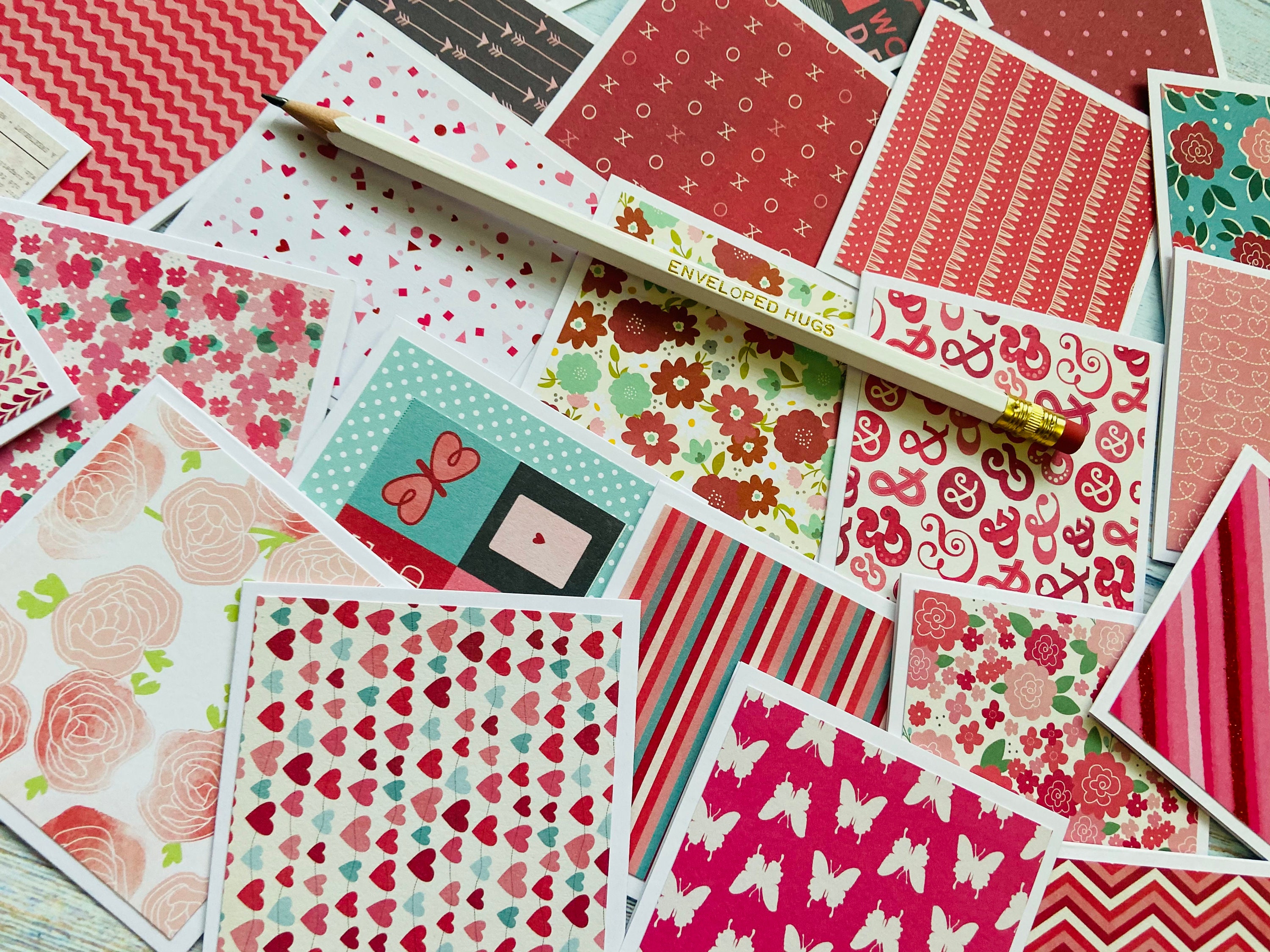 Bulk Small Cards for Valentines Day, Pack of 25, 50, Assorted Designs ...