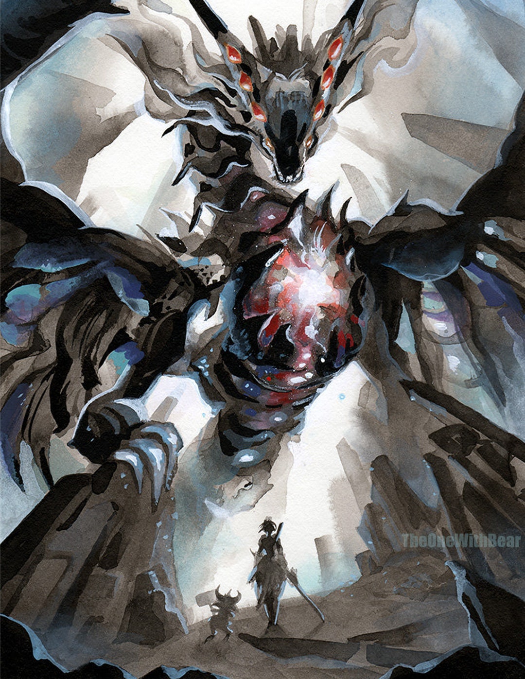 The Hunt 8.5x11 Signed Art Print - Etsy