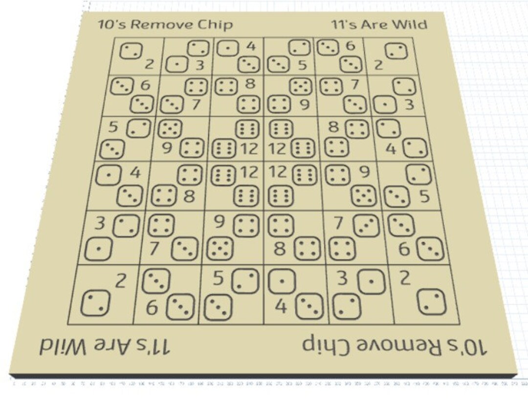 Dice Sequence 20x20 CNC Files - Etsy