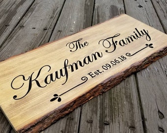 Engraved wood signs | Etsy