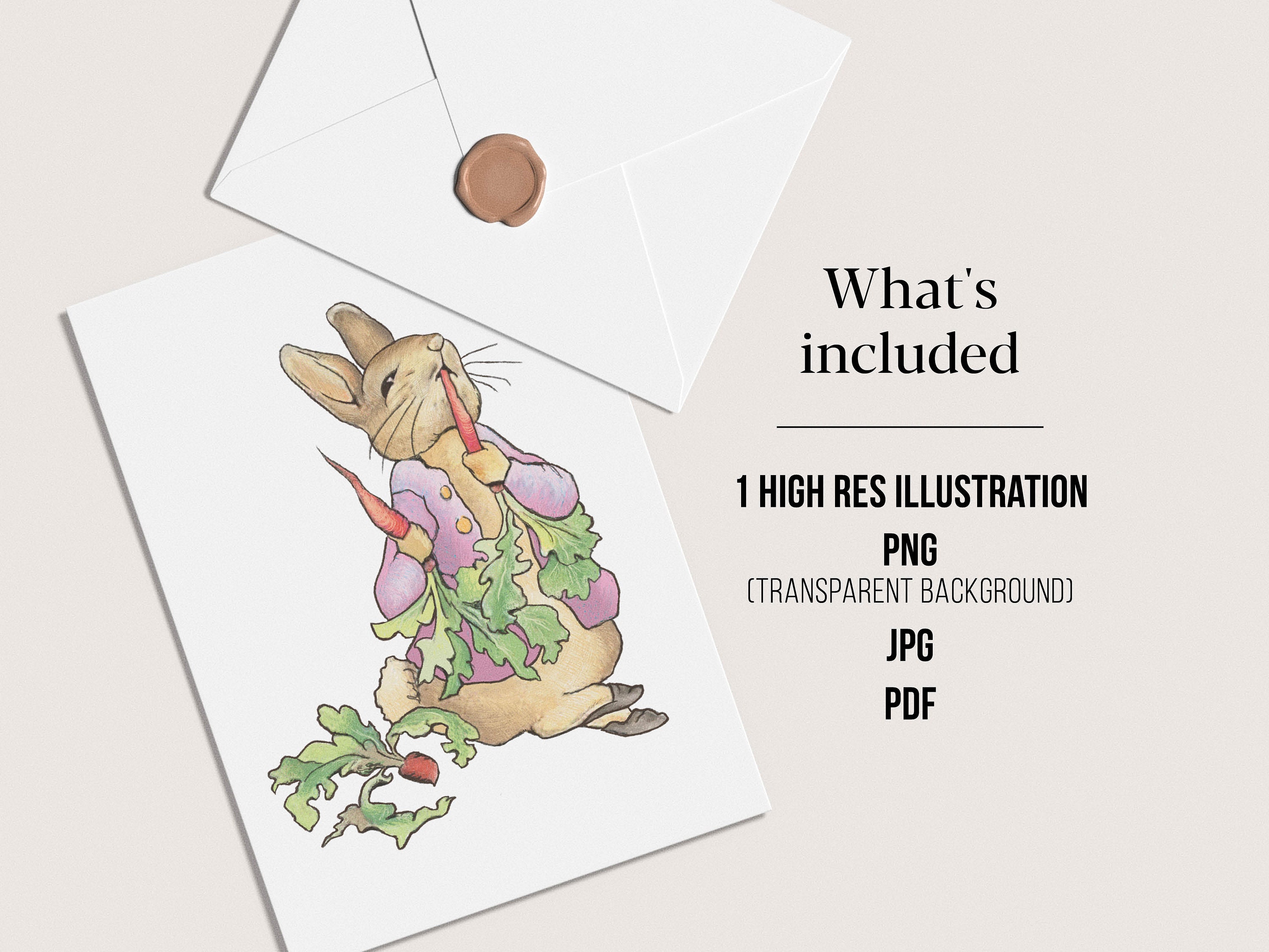 Beatrix Potter Peter Rabbit Illustration | Easter Bunny Art | Vintage ...