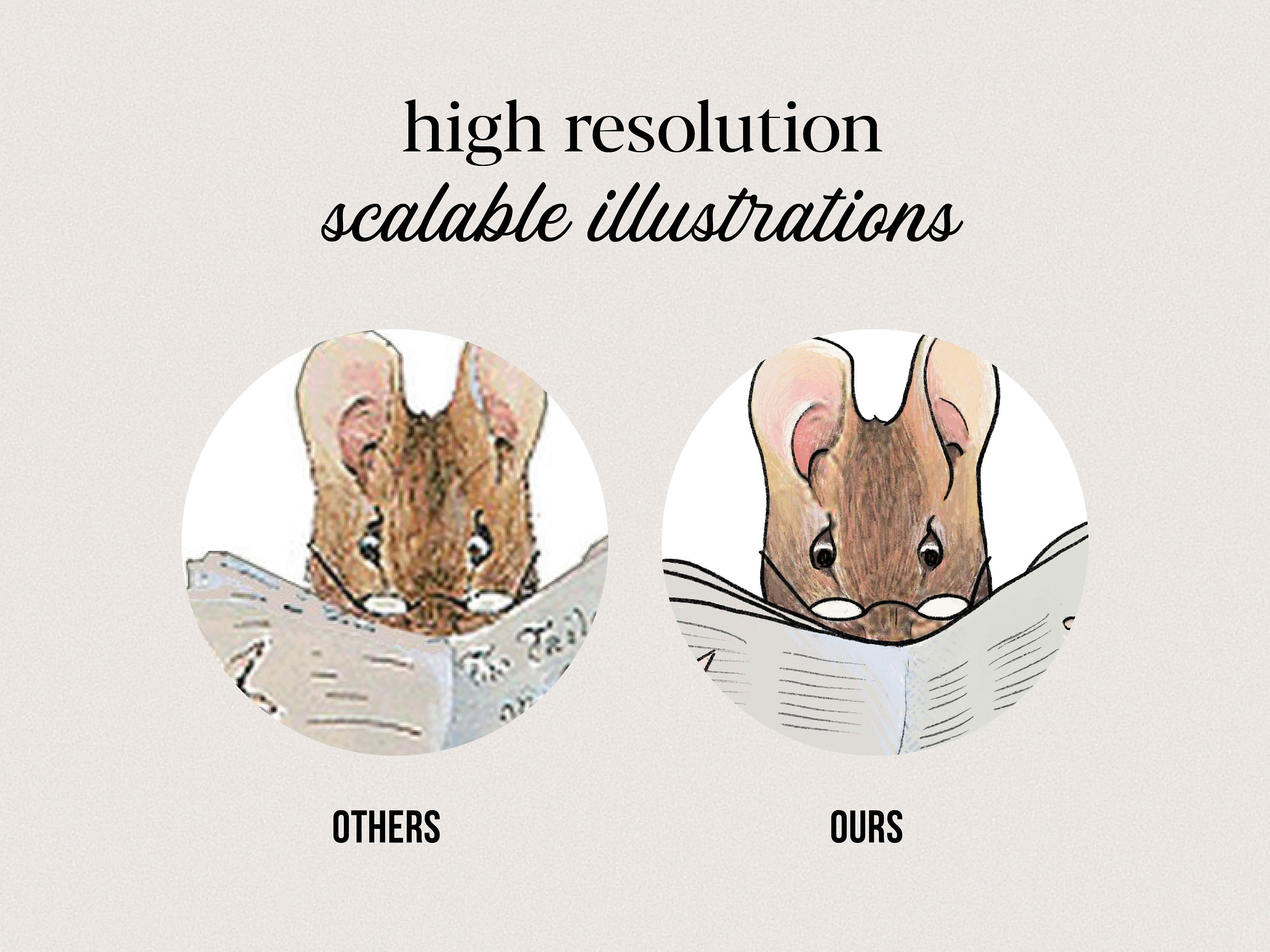 Peter Rabbit Illustration | Hand-drawn Beatrix Potter Art (PNG, JPG ...