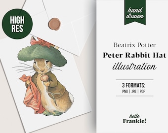 Beatrix Potter Peter Rabbit & Friends Illustration Pack | Hand Drawn ...