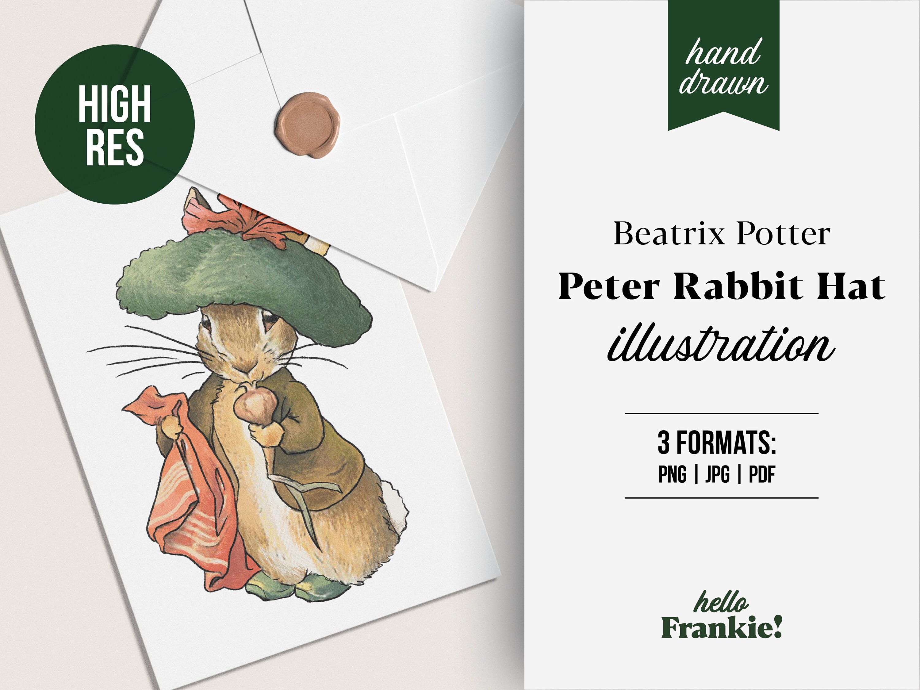 Beatrix Potter Peter Rabbit Illustration | Hand Drawn PNG | Beatrix ...