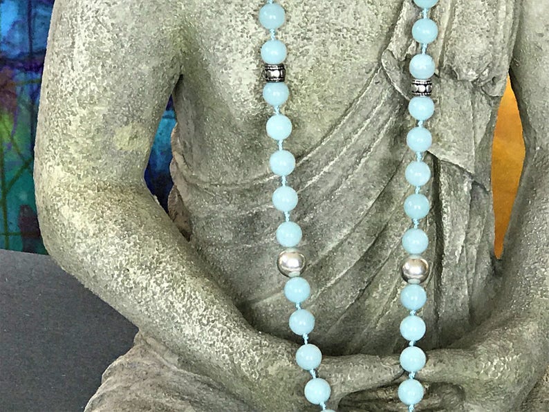 108 Mala Handknotted Yoga Beads Meditation Beads Beaded - Etsy