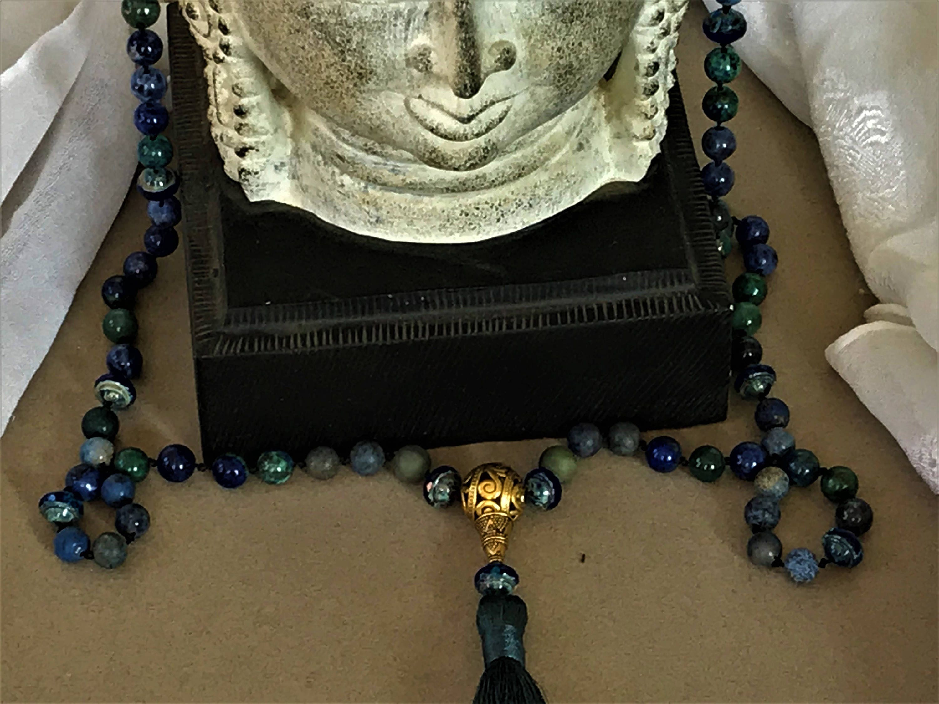 108 Mala Handknotted Mala Yoga Beads Boho Necklace - Etsy