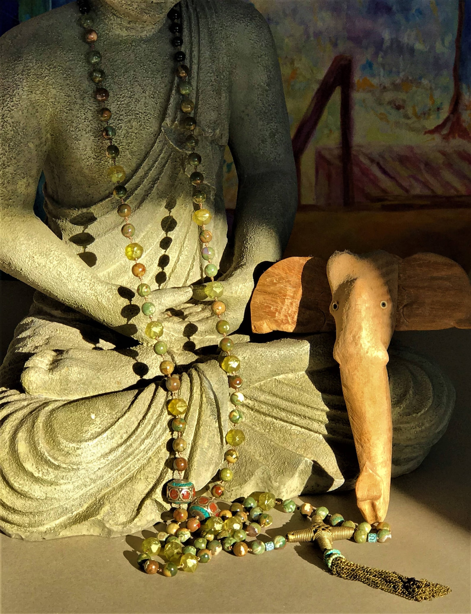 108 Mala Yoga Mala Boho Mala Handknotted Mala Beaded - Etsy