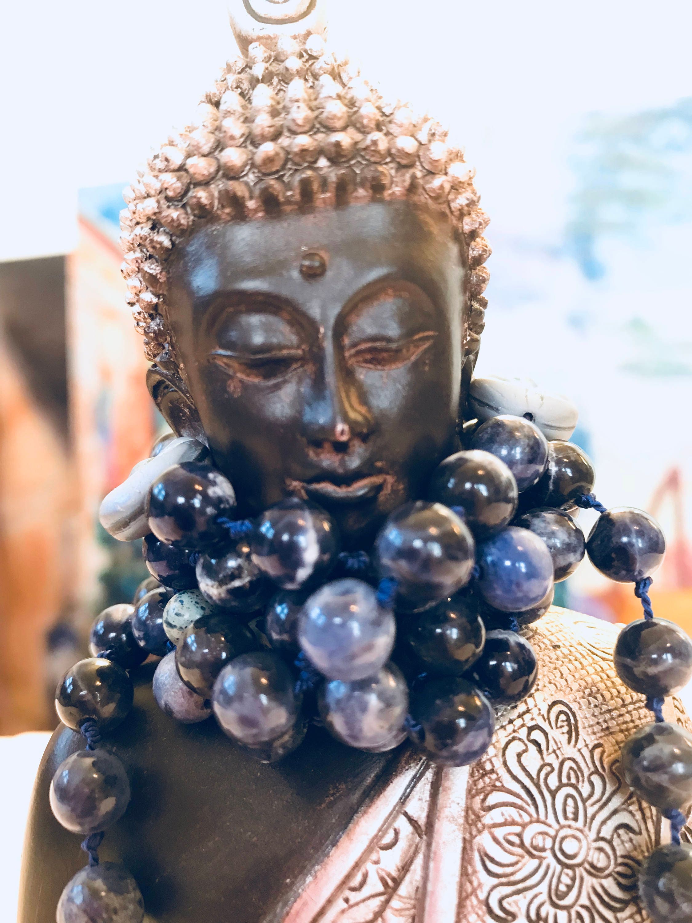 108 Mala, Yoga Mala, Handknotted Mala, Meditation Beads, Yoga Beads ...