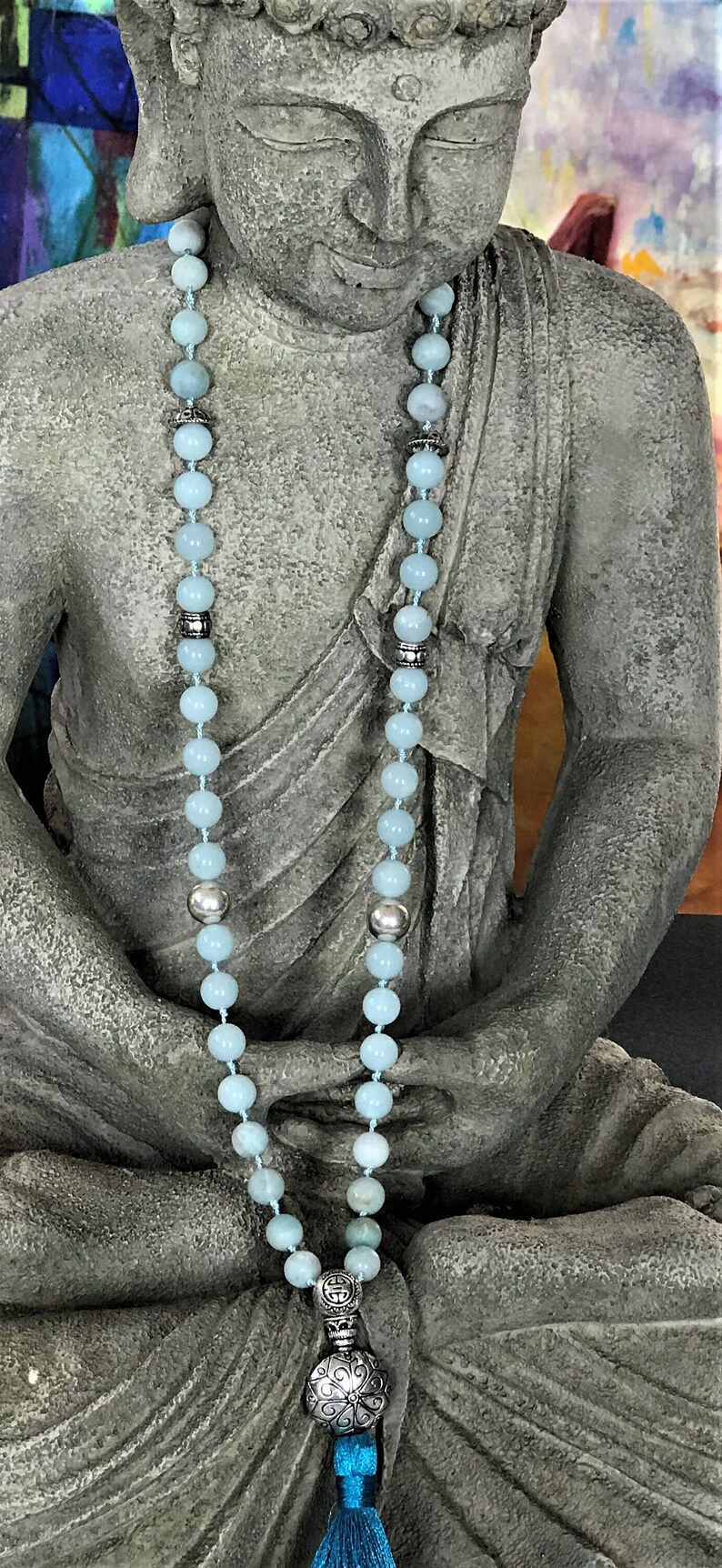 108 Mala Handknotted Yoga Beads Meditation Beads Beaded - Etsy