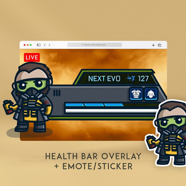 Caustic Octane Twitch Emotes - Etsy