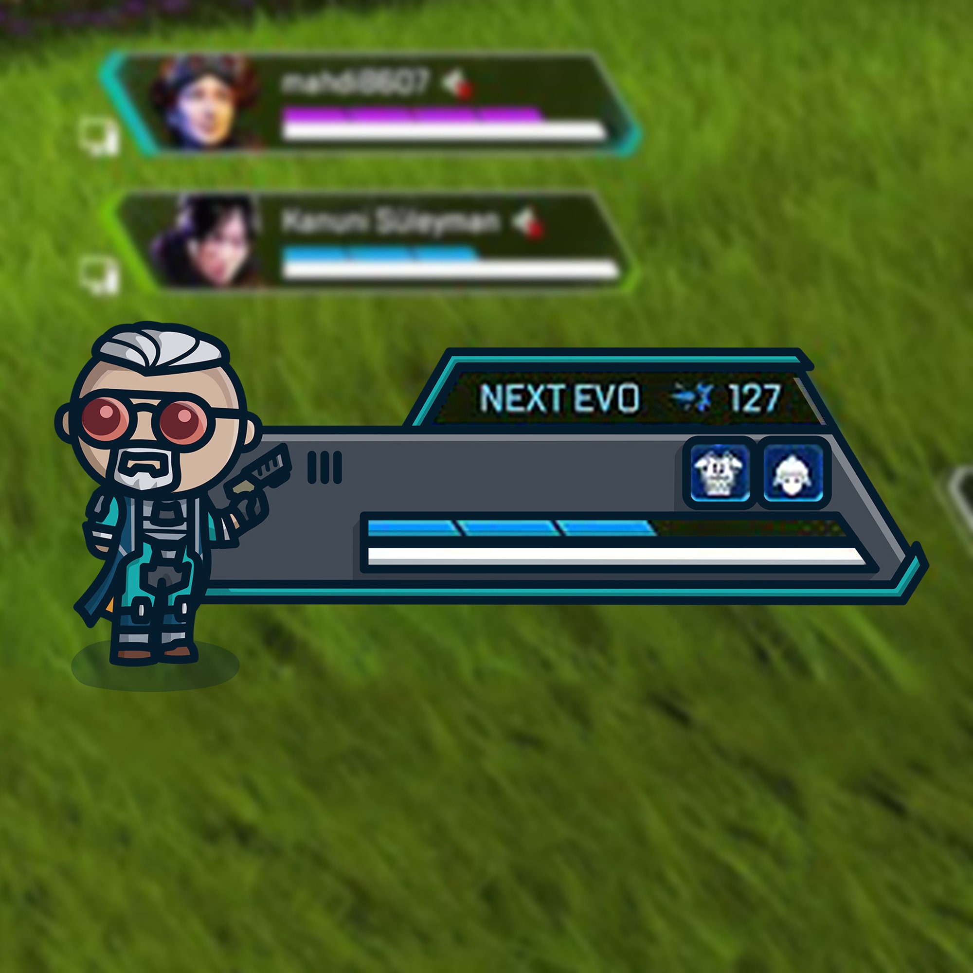 Ballistic Apex Legends Health Bar Overlay / Emote for Twitch Streaming ...