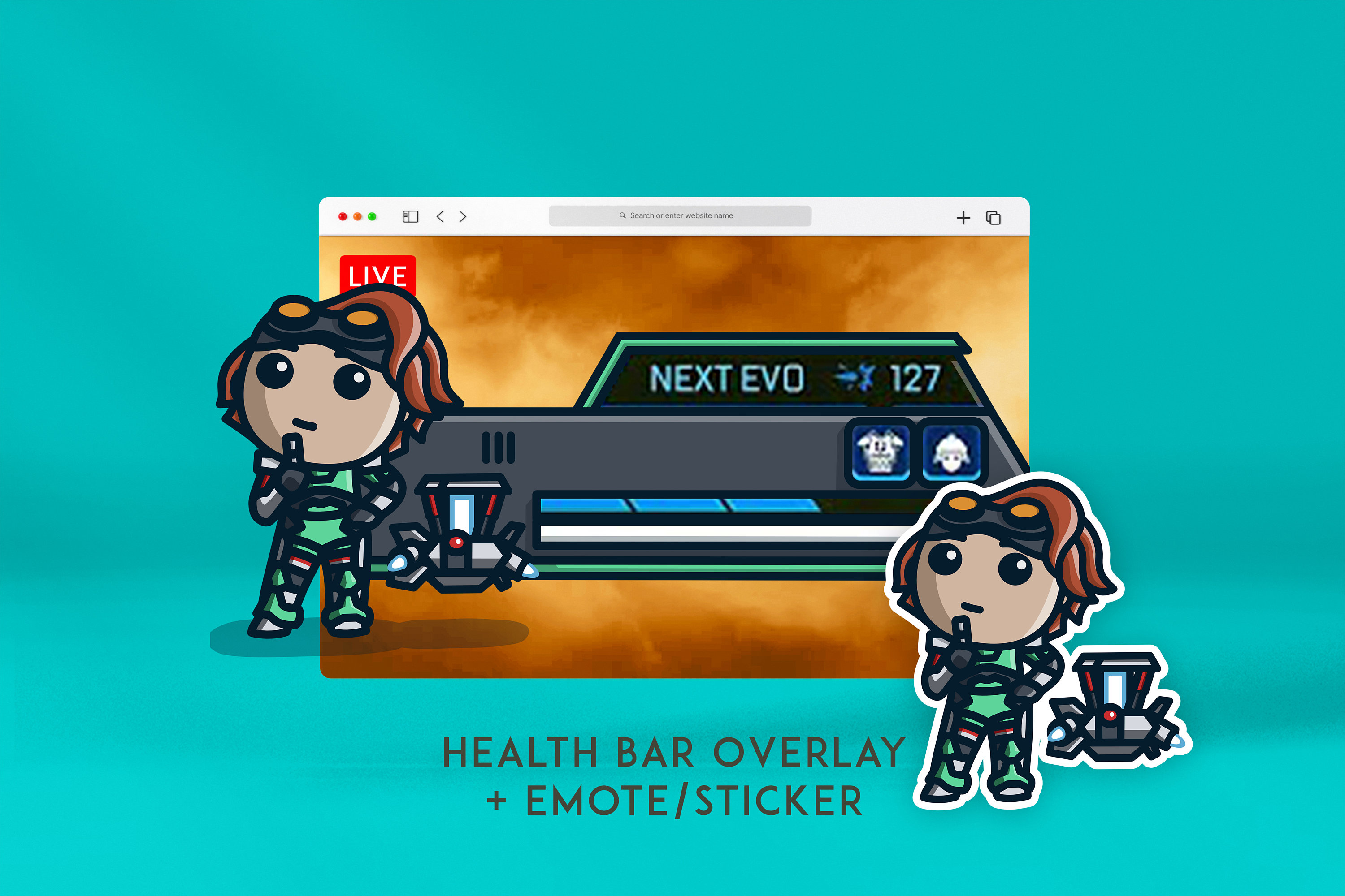Apex Legends Health Bar Overlay Horizon / Emote for Twitch - Etsy Hong Kong