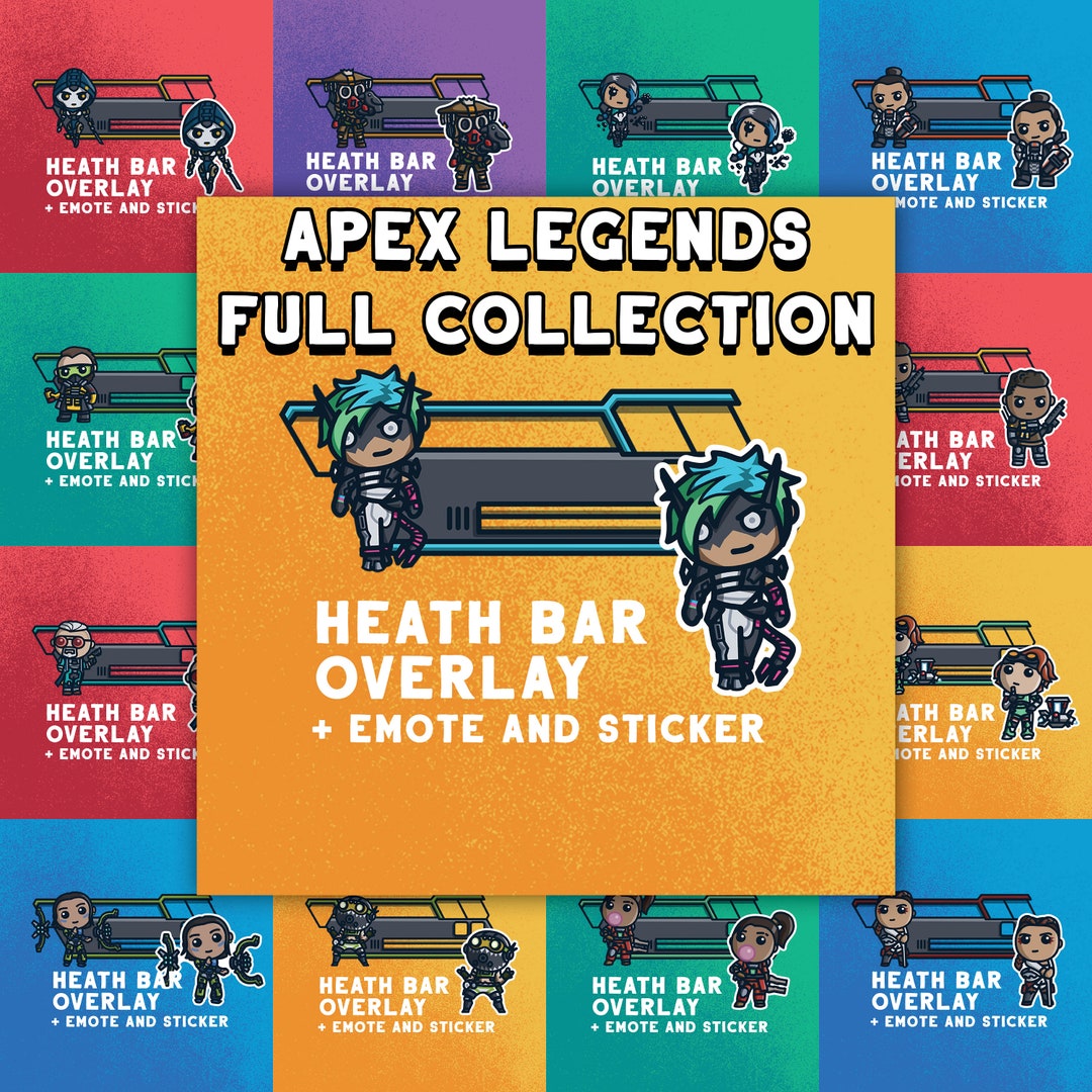 Apex Legends Health Bar Overlays All Legends Season 20 25 / Twitch ...