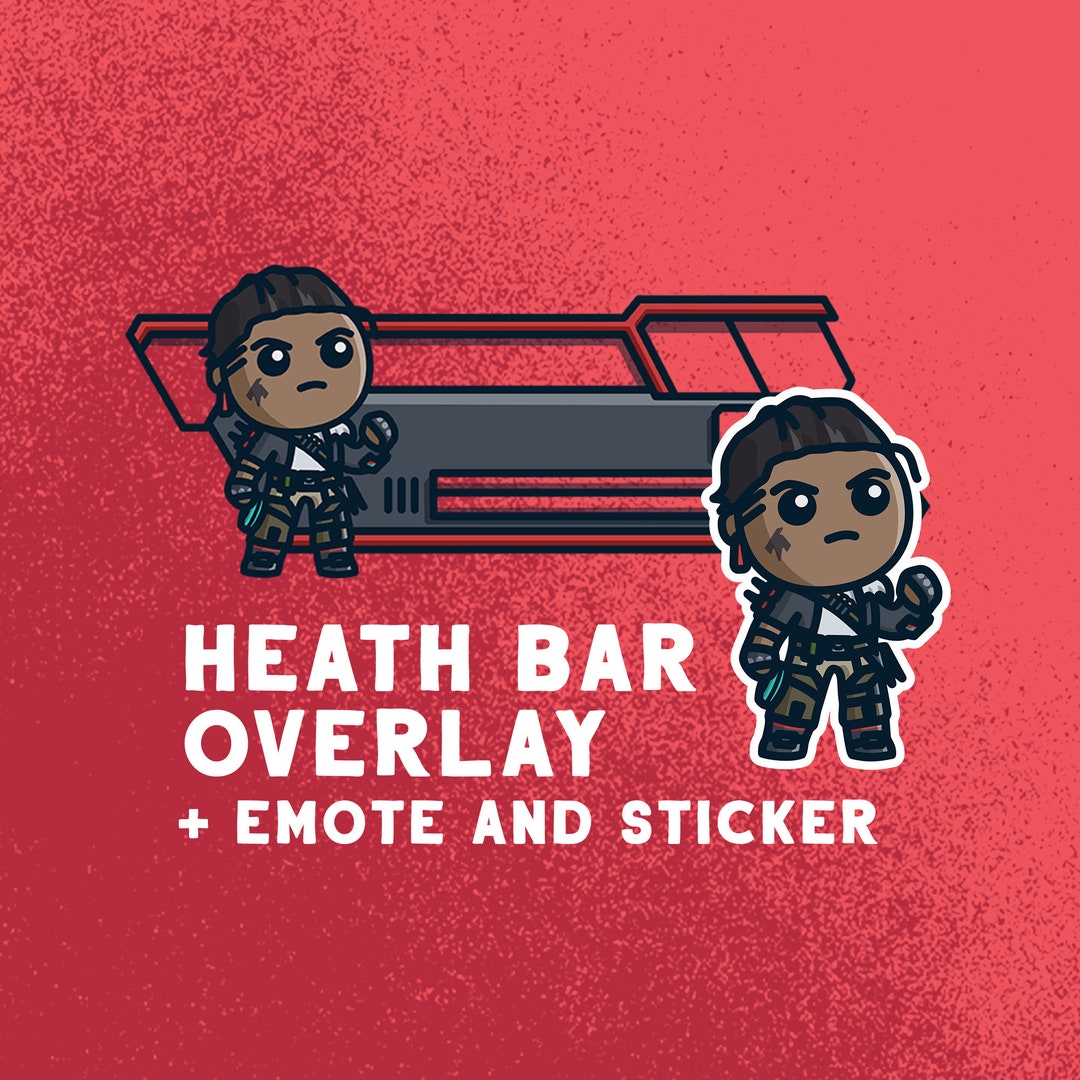 Apex Legends Health Bar Overlay Mad Maggie / Emote for Twitch Streaming ...
