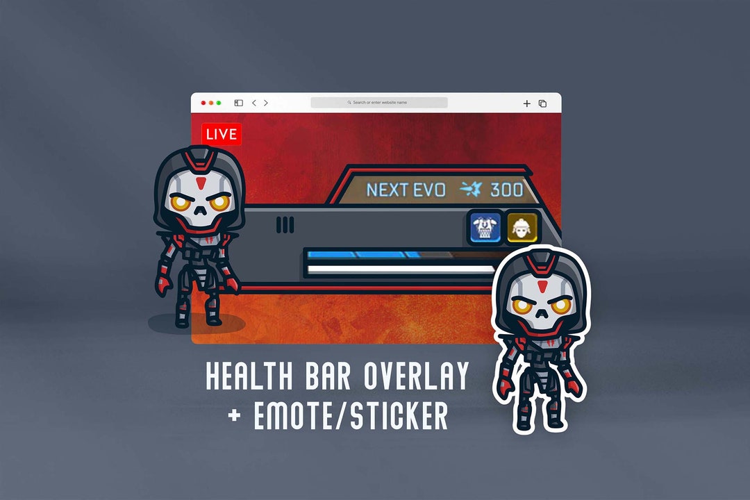 Apex Legends Health Bar Overlay Revenant Reborn / Emote for - Etsy