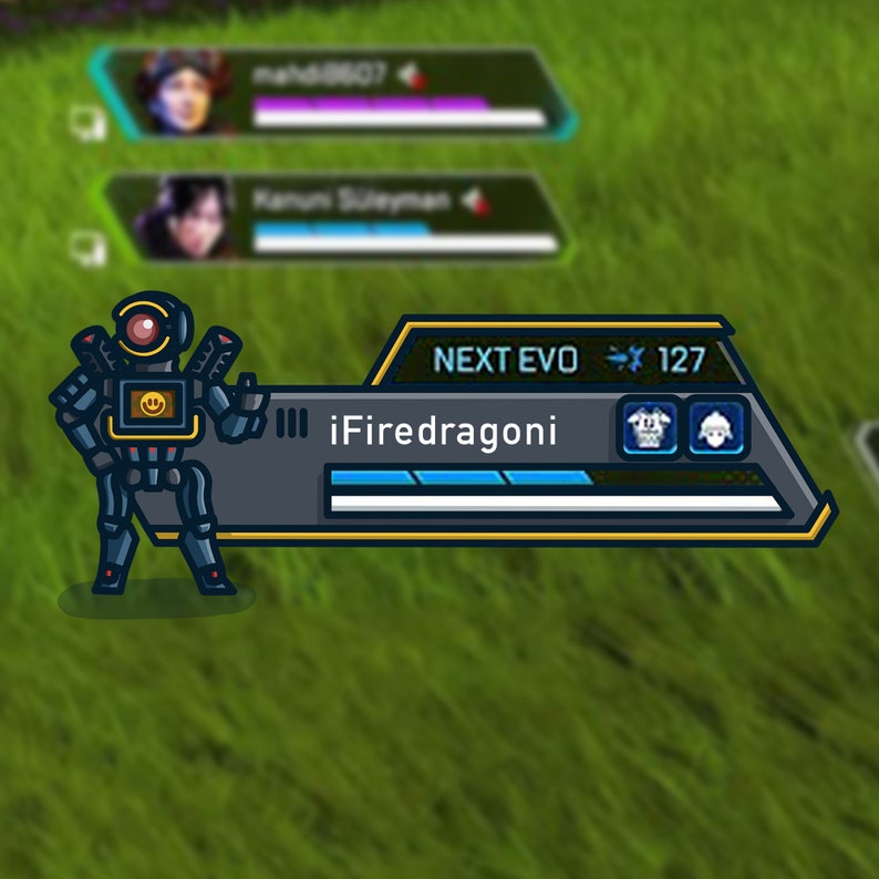 Apex Legends Health Bar Overlay Pathfinder / Emote for Twitch Streaming ...