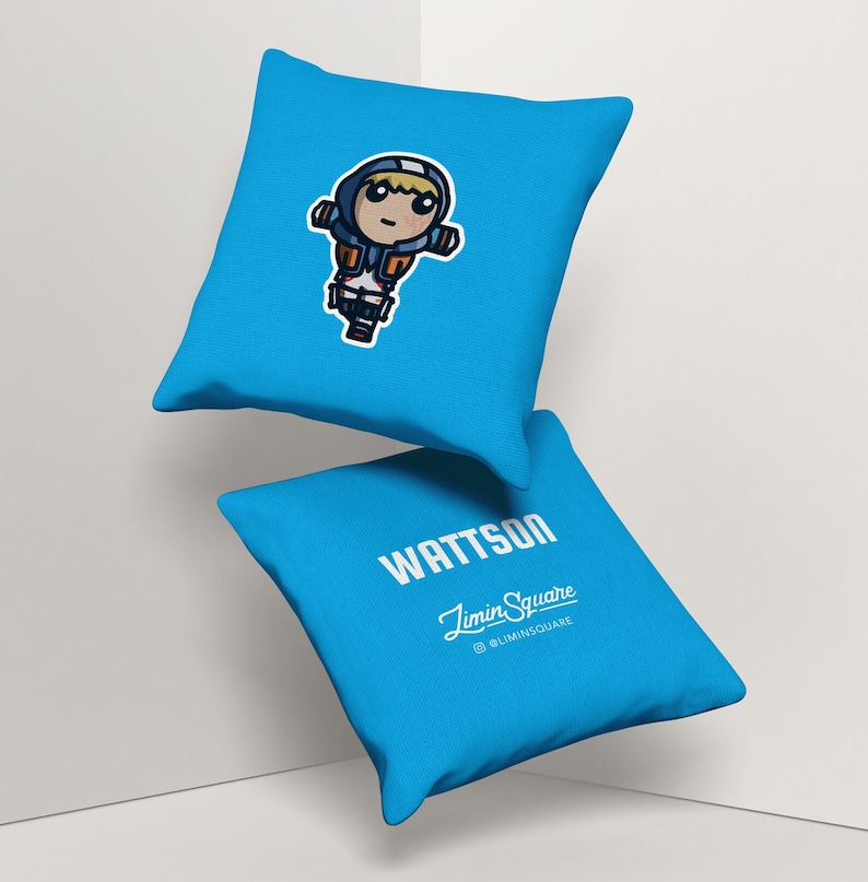 Apex Legends Wattson Pillow / Chibi Fan Art / Decorative for - Etsy