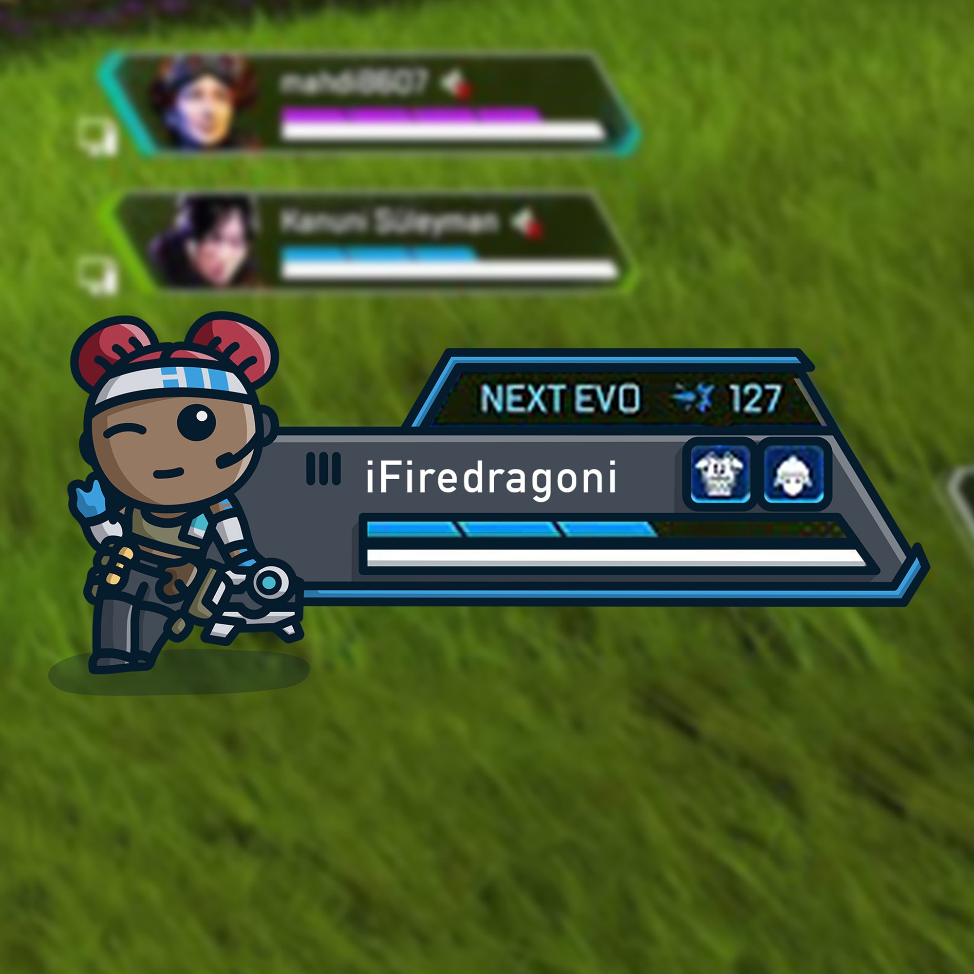 Apex Legends Health Bar Overlay Lifeline / Emote for Twitch Streaming ...