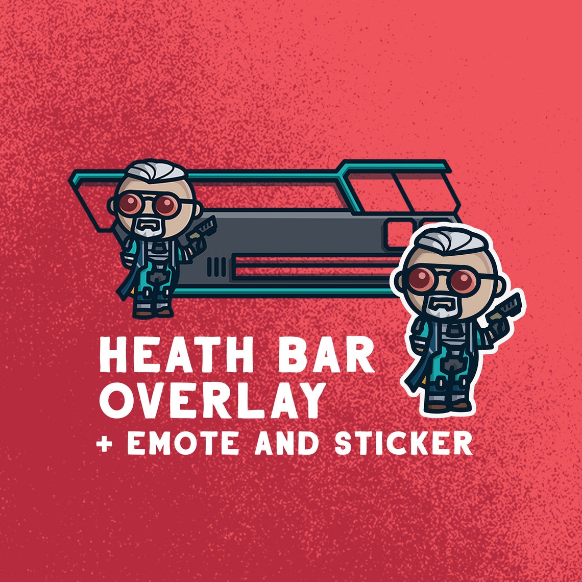 Ballistic Apex Legends Health Bar Overlay / Emote for Twitch Streaming ...