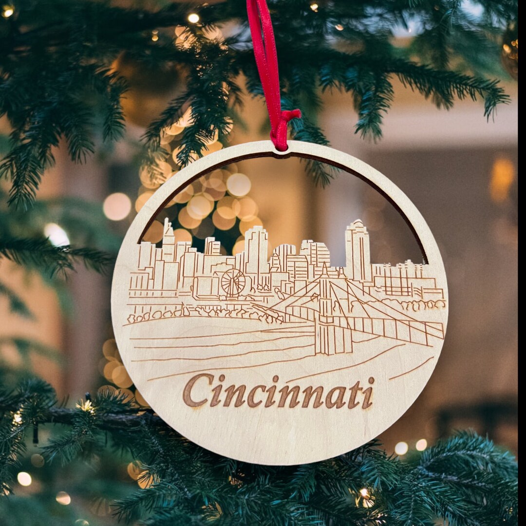 Cincinnati Ornament, Cincinnati Skyline, Cincinnati Bengals, Cincinnati ...