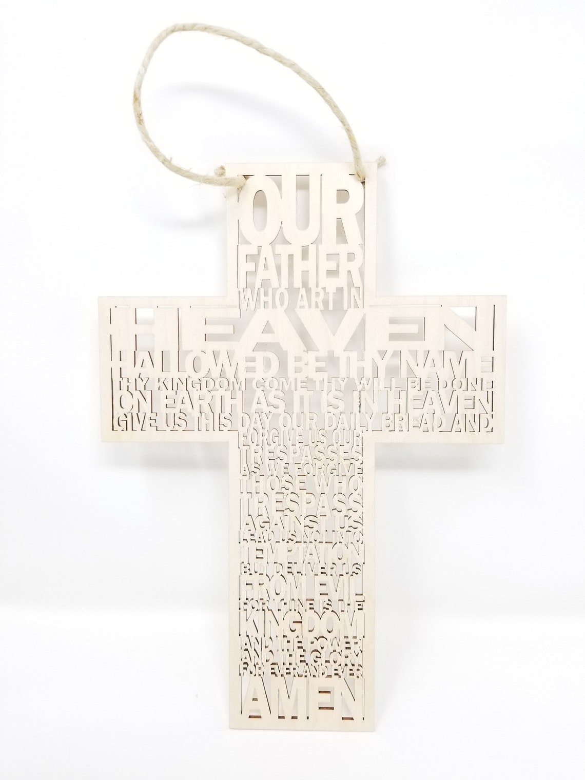 Wooden Cross Laser Cut Cross Wood Cross Home Decor | Etsy