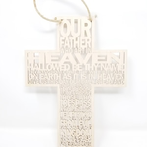 Wooden Cross, Laser Cut Cross, Wood Cross Home Decor, Christian Home ...