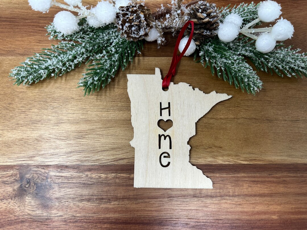 Minnesota is My Home, Minnesota Ornament, Minnesota State Ornament ...