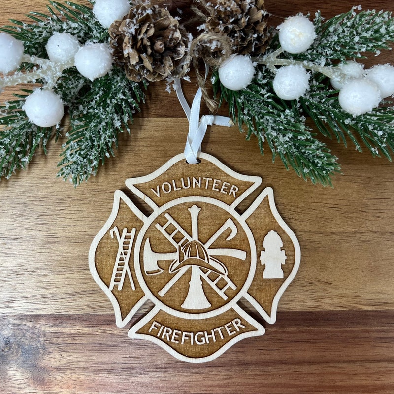 Firefighter Ornament - Etsy