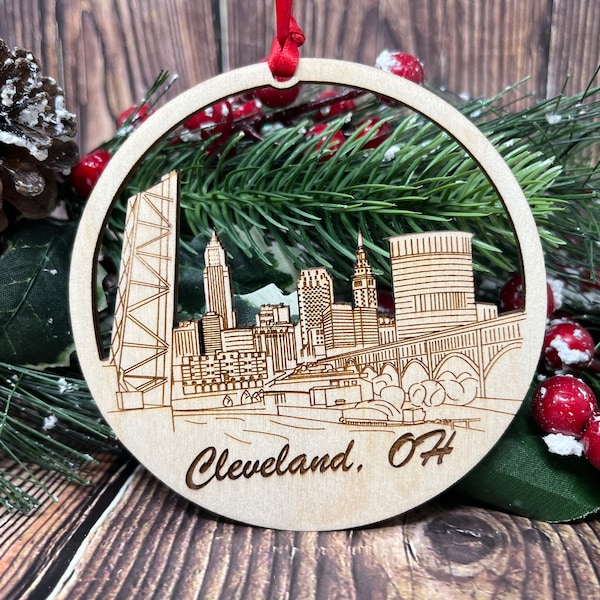 Cleveland Skyline - Etsy