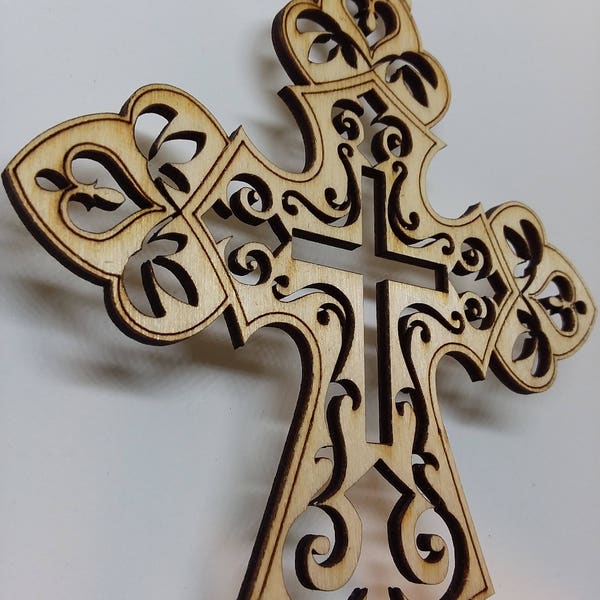 Laser Cut Cross - Etsy
