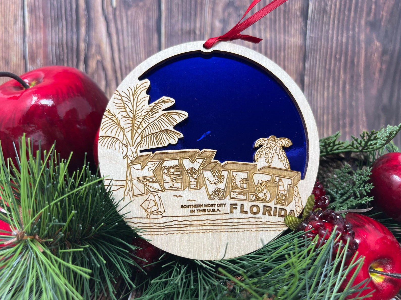 Key West, Key West Ornament, Key West Christmas, Key West Gift, Key ...