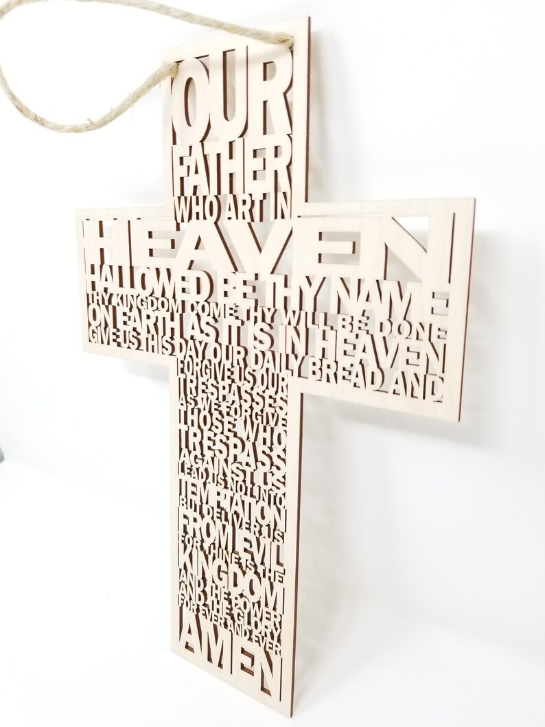 Wooden Cross Laser Cut Cross Wood Cross Home Decor - Etsy