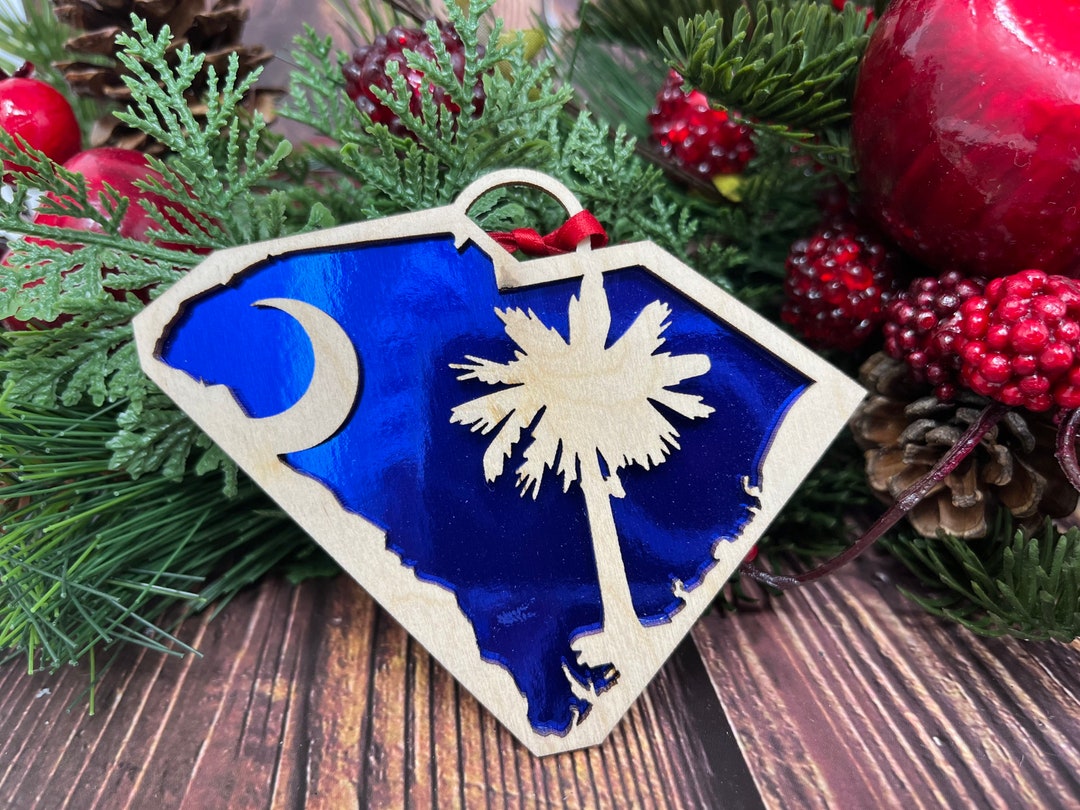 SC is My Home, SC Ornament, SC State Ornament, Sc Christmas Ornament, I ...