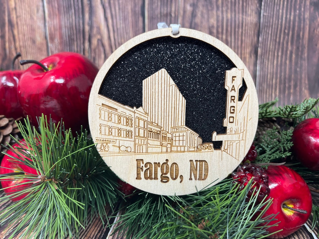 Fargo Skyline Ornament **fargo Ornament **fargo Skyline** Fargo ND ...