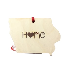 Iowa is My Home, Iowa Ornament, Iowa State Ornament, Iowa Christmas ...