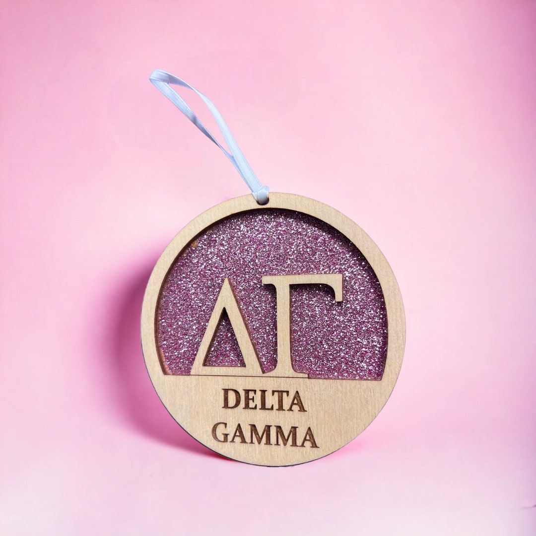 Delta Gamma Sorority*delta Gamma Ornament*delta Gamma Decor*delta Gamma ...