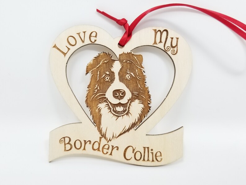 Border Collie Dog Ornament Collie Dog Gift Dog Owner Gift | Etsy