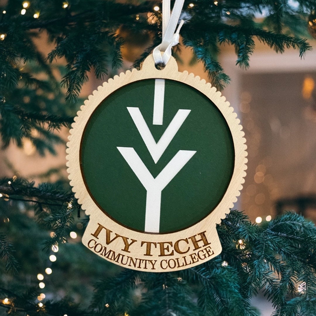 Handmade Ivey Tech Ornament – Personalized Ivey Tech Gift - Etsy