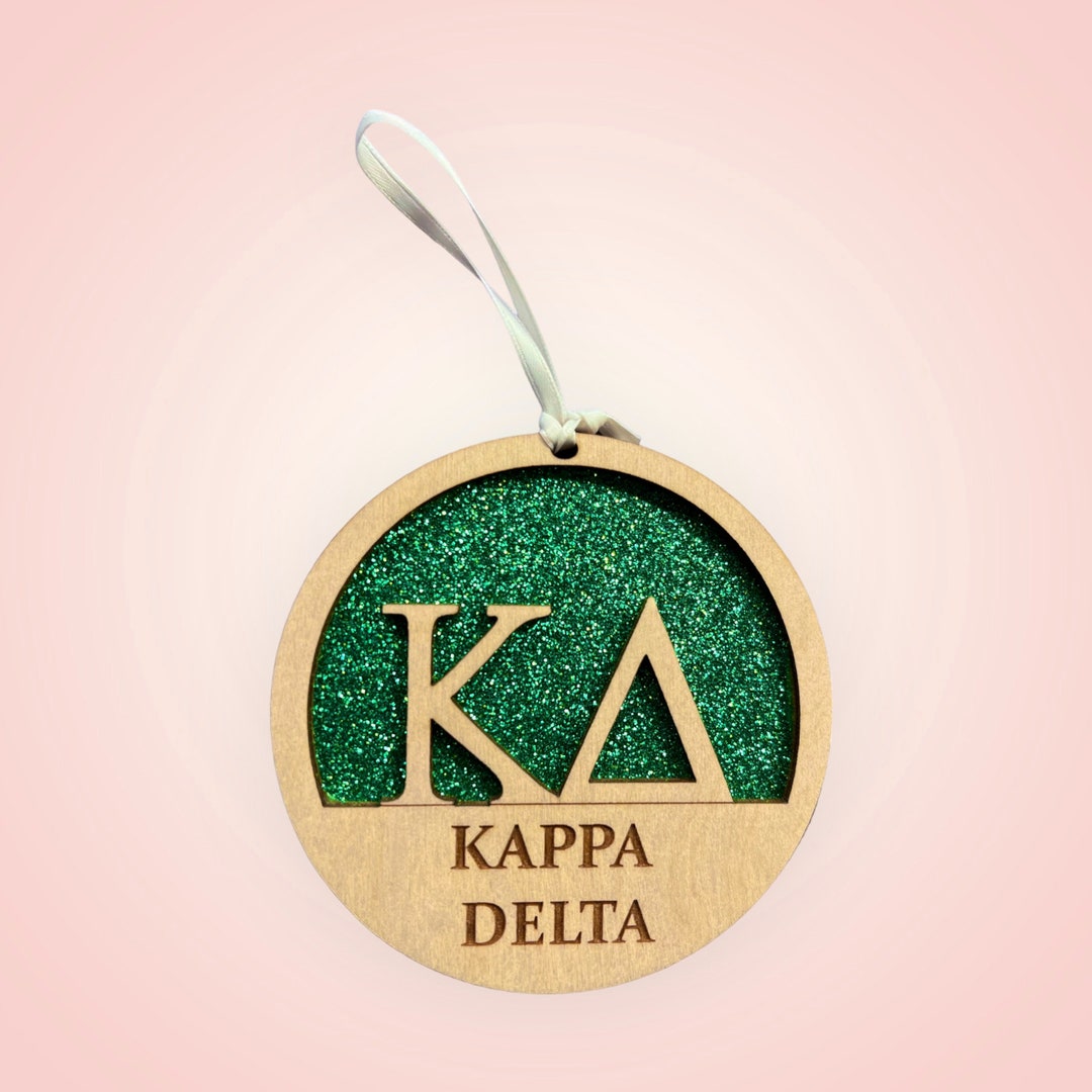Kappa Delta Sorority*kappa Delta Ornament*kappa Delta Decor*kappa Delta ...