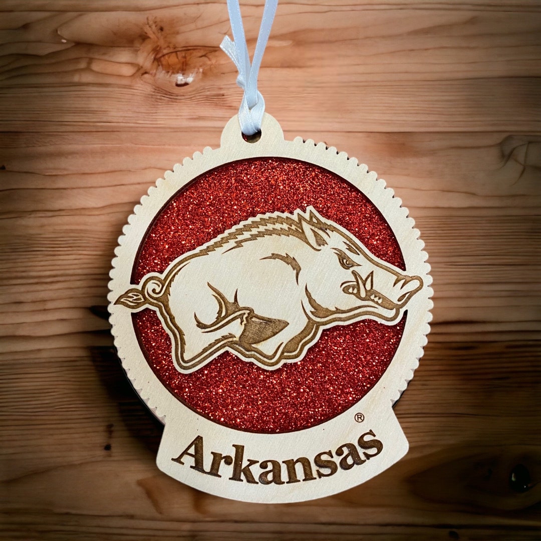 Arkansas, Arkansas Ornament, Arkansas Razorback, Arkansas Gifts ...