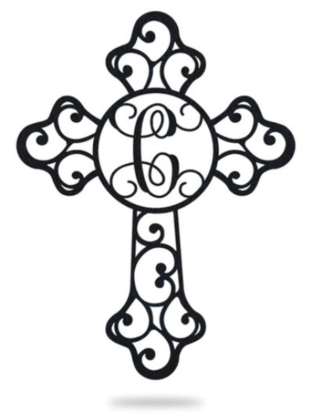 Cross Monogram, Digital Download, Custom Monogram - Etsy