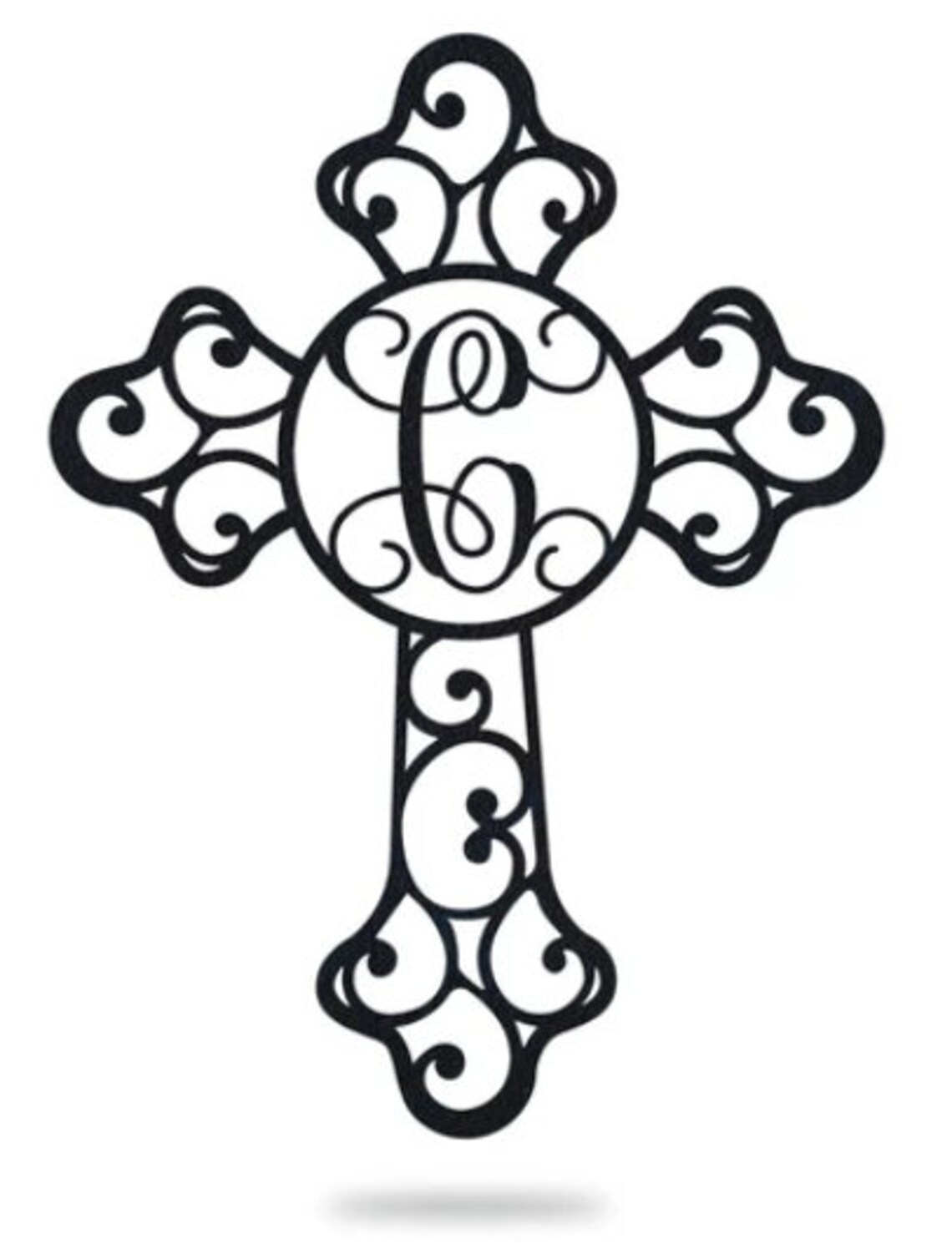 Cross Monogram, Digital Download, Custom Monogram - Etsy