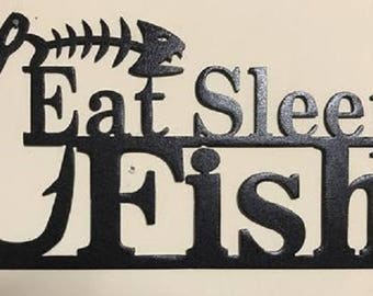 Eat Sleep Fish - Etsy
