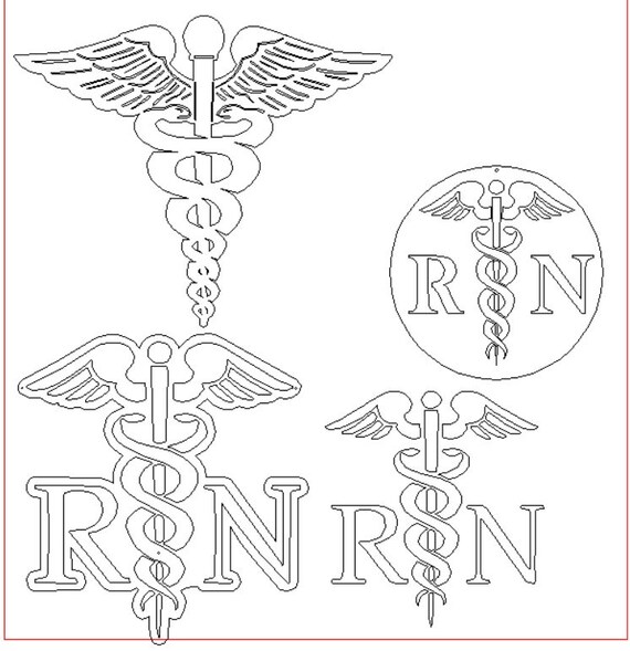 RN Monogram Digital Download Personalized Monogram - Etsy