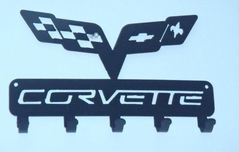 Corvette Logo Key Rack - Etsy