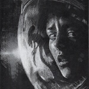 Print - Pastel Drawing - Alien Isolation - Sizes 8" X 12" to Poster - Etsy
