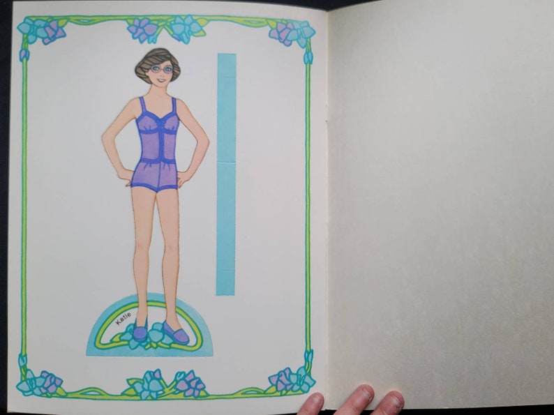 Vintage Uncut Paper Doll Book My Best Friend Katie and Jessica 1980s ...